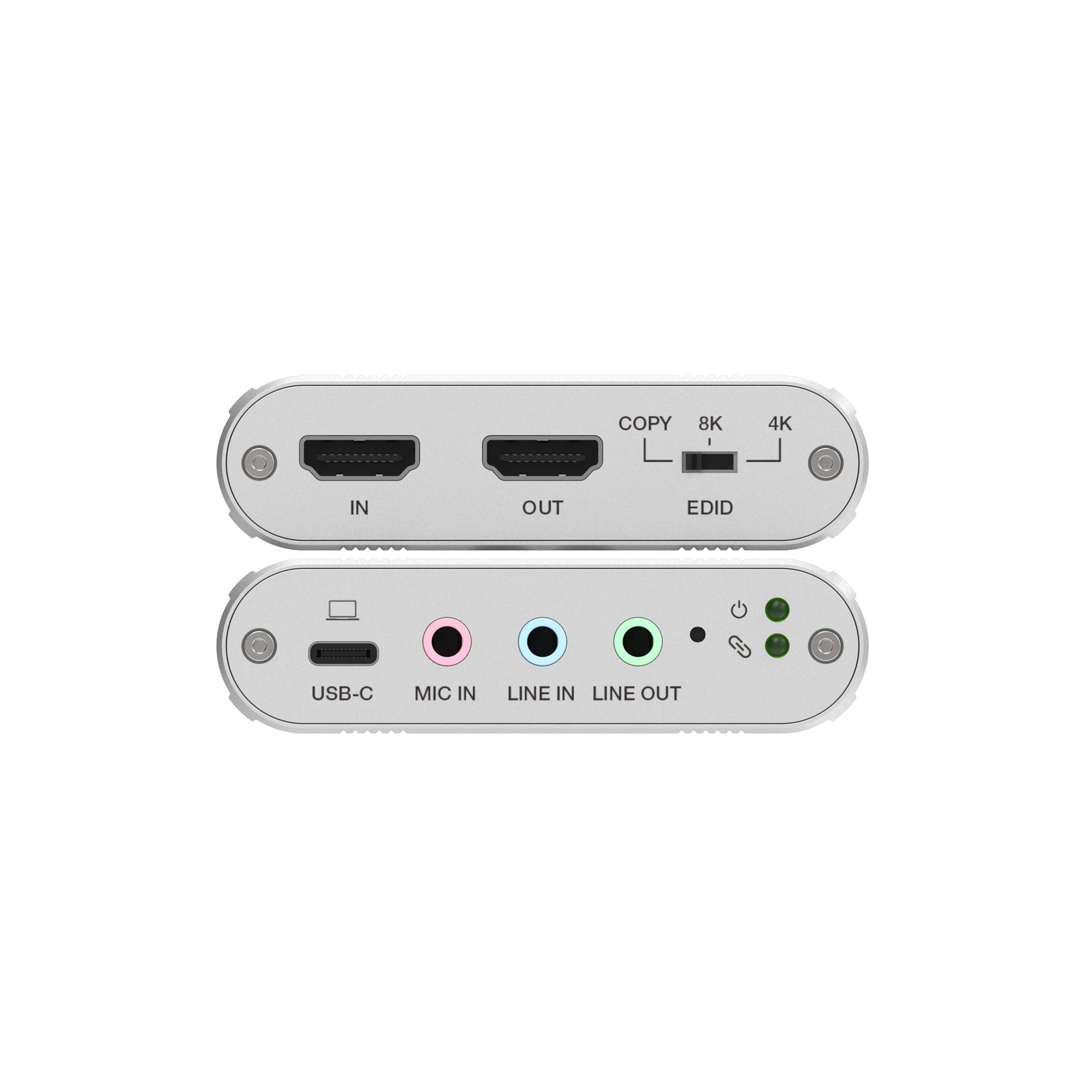 8K HDMI to USB 3.2 Capture Dongle with HDMI Loop Out and Separate Audi