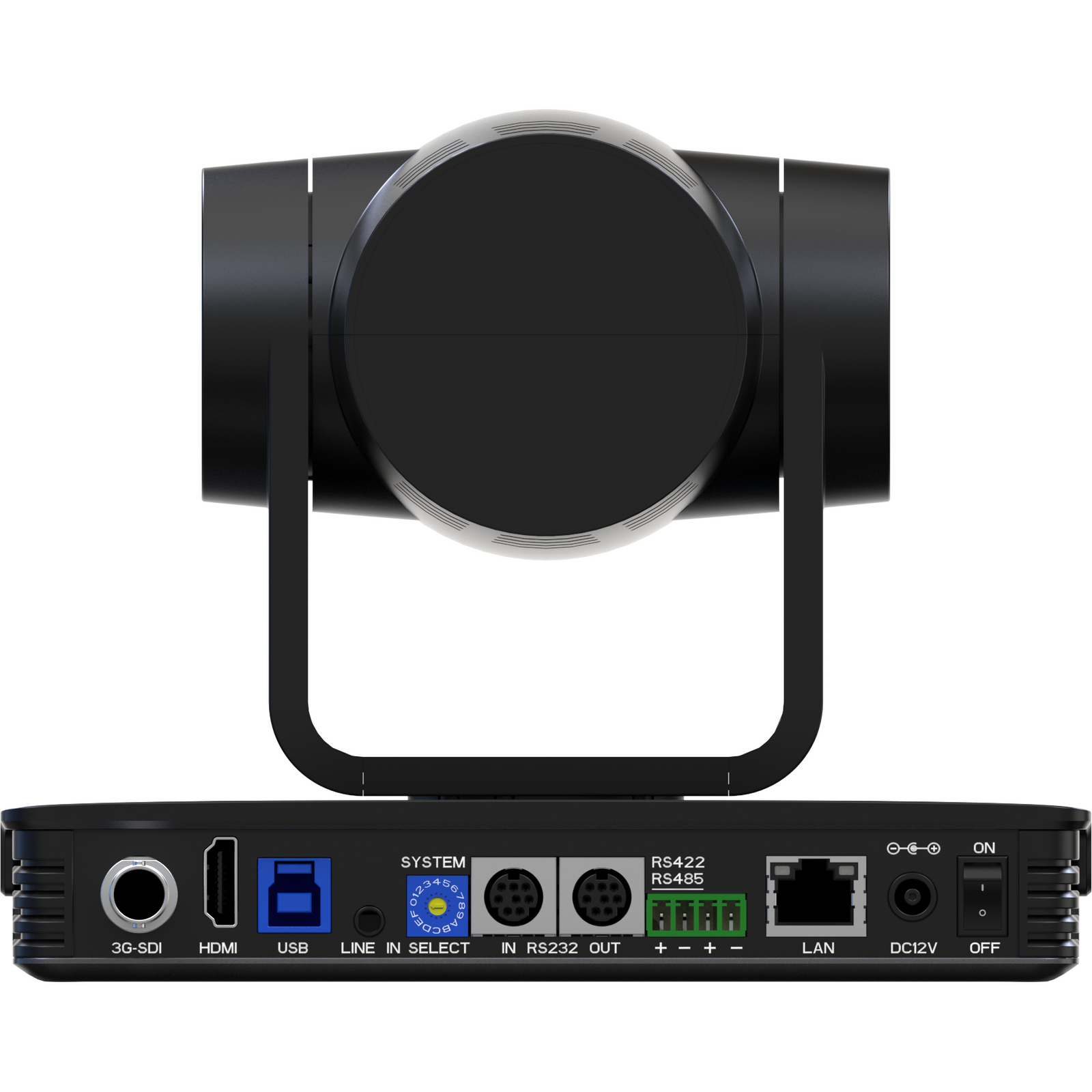 Full HD PTZ Camera with HDMI/IP/3G-SDI/USB & AI Auto Tracking (Black)