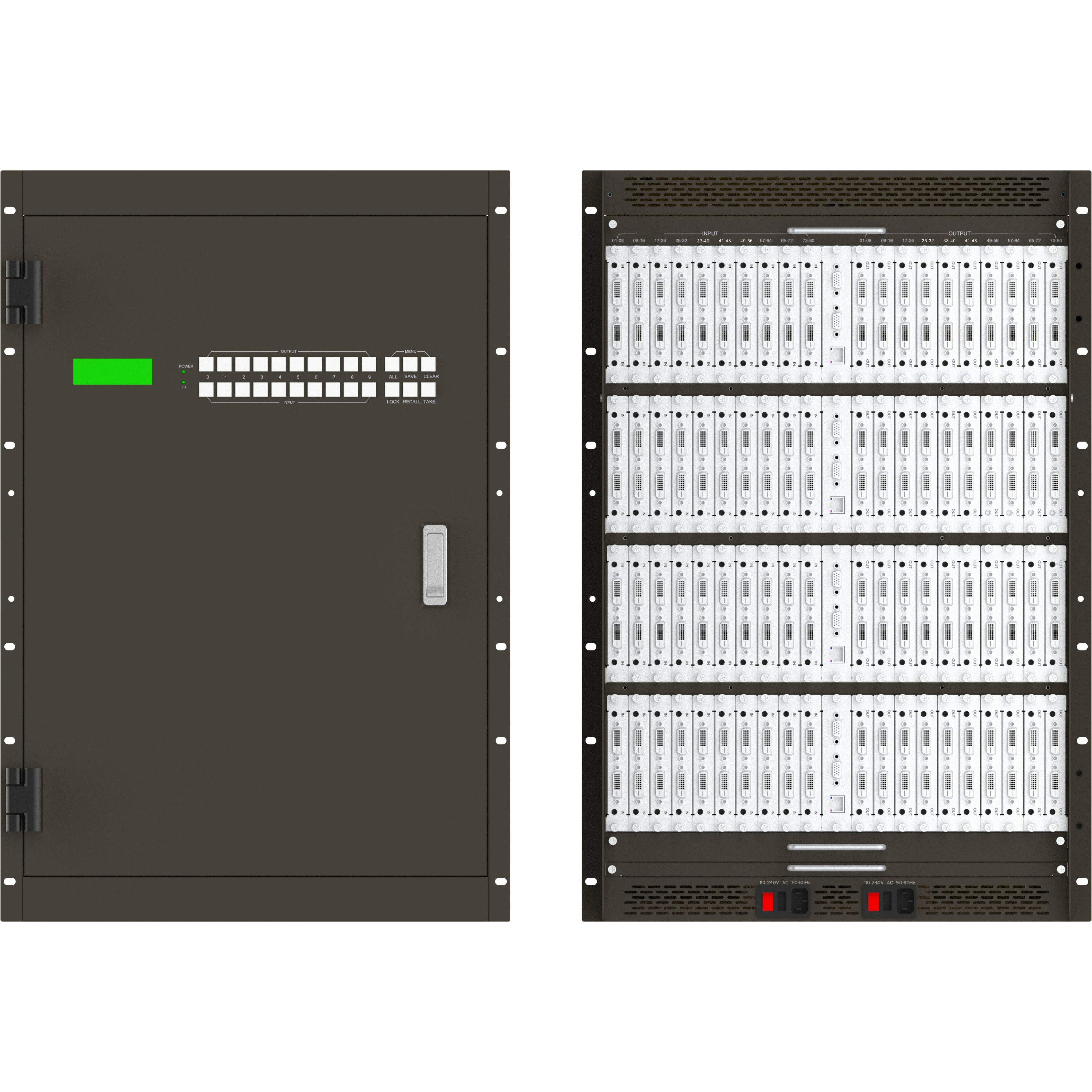 4K 80x80 Modular Matrix Chassis